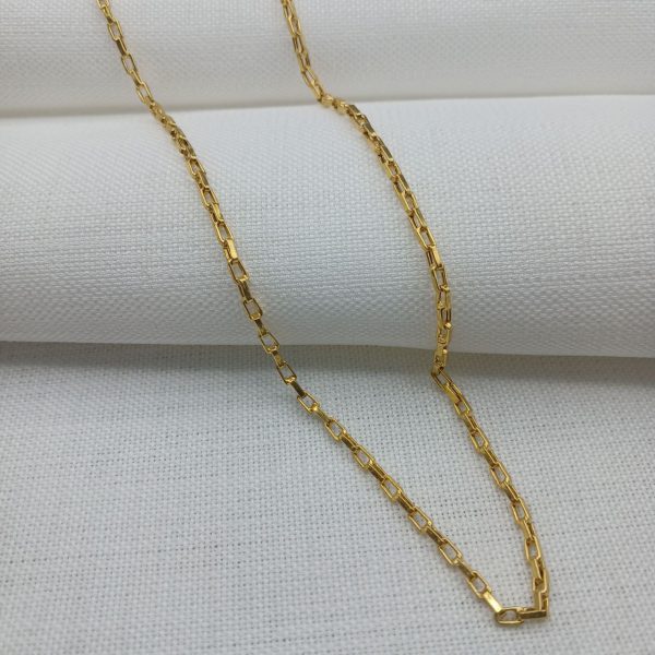 زنجیر آجری طلا AJ2990 - طلای آجیلی