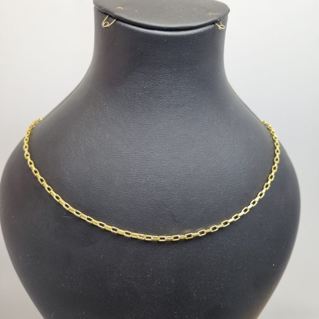 زنجیر آجری طلا AJ2990 - طلای آجیلی